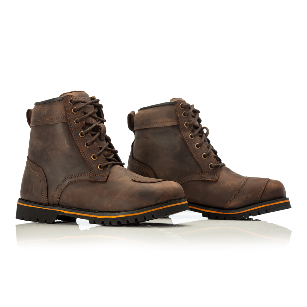 Roadster CE Mens Waterproof Boot - Vintage Brown – Ryder Motorcycles